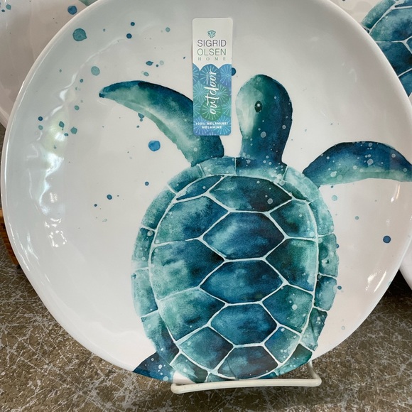 Sigrid Olsen | Dining | Sigrid Olsen 225 Melamine Beach Plates New ...